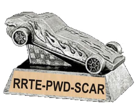 Red River Trophy & Engraving Silver-Tone Pinewood Derby Resin Trophy ...