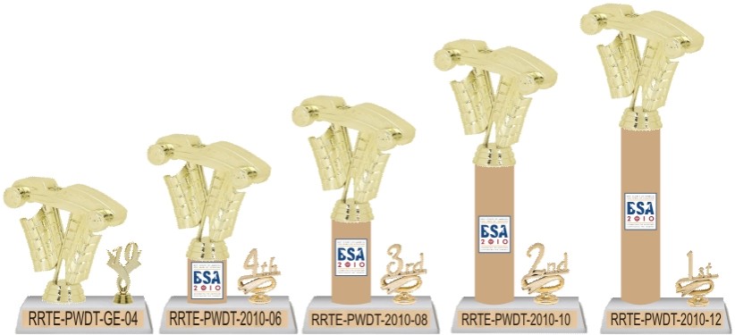 Red River Trophy & Engraving Pinewood Derby Trophy - RRTE-PWDT-2010
