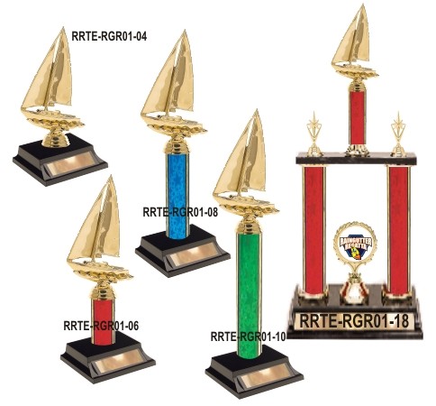 Red River Trophy & Engraving RainGutter Regatta Trophy Sample