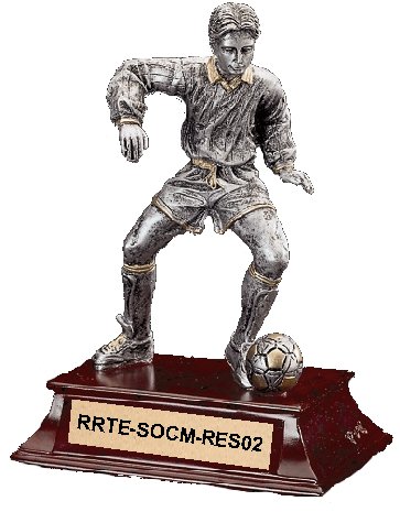 Red River Trophy & Engraving Soccer Trophy - RRTE-SOCM-RES02